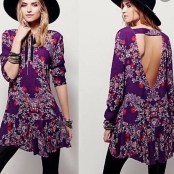 Free People | Tops | Free People Smooth Talker Open Back Tunic | Poshmark